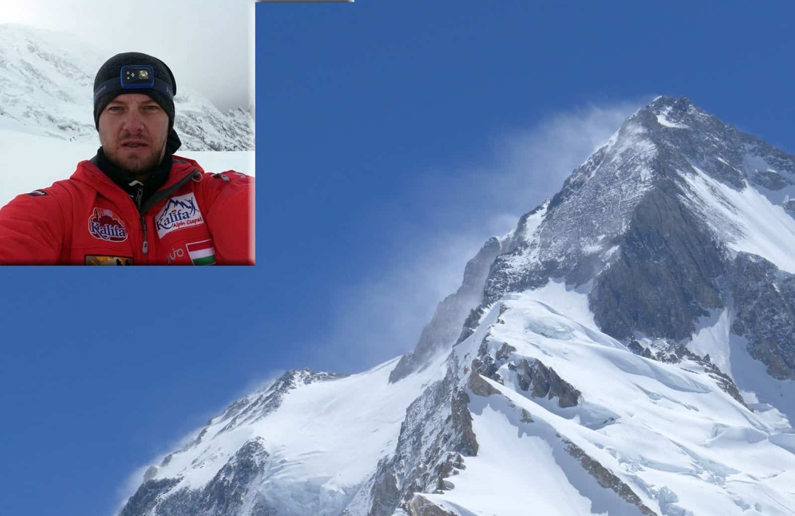 A nagyváradi Varga Csaba felért a 8080 méteres Hidden Peak csúcsára ...